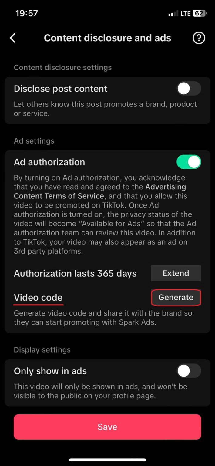 Cách lấy TikTok Spark Ads Code quảng cáo - InnoDi - Performance Marketing Agency