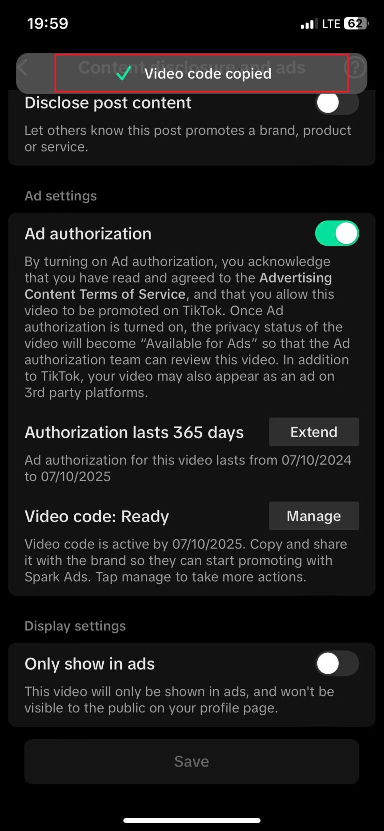 Cách lấy TikTok Spark Ads Code quảng cáo - InnoDi - Performance Marketing Agency